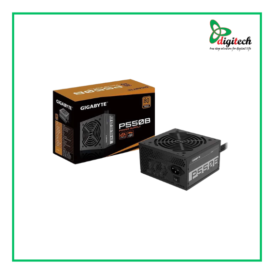 Gigabyte GP-P550B 550 Watt 80 Plus Bronze Certified Power Supply ...